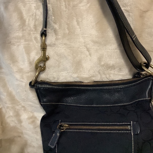 Coach | Bags | Coach Legacy Shoulder Bag Black Jacquard Pattern | Poshmark